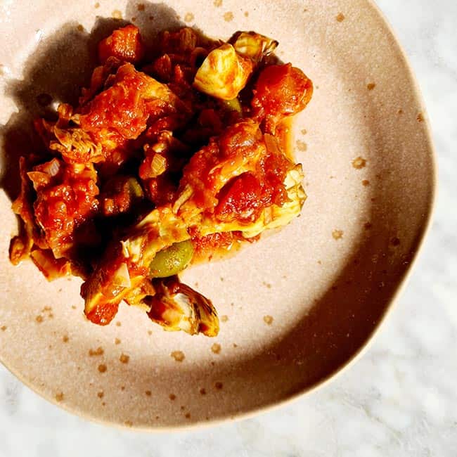 Tajine met kip en artisjokharten - Simpele Recepten